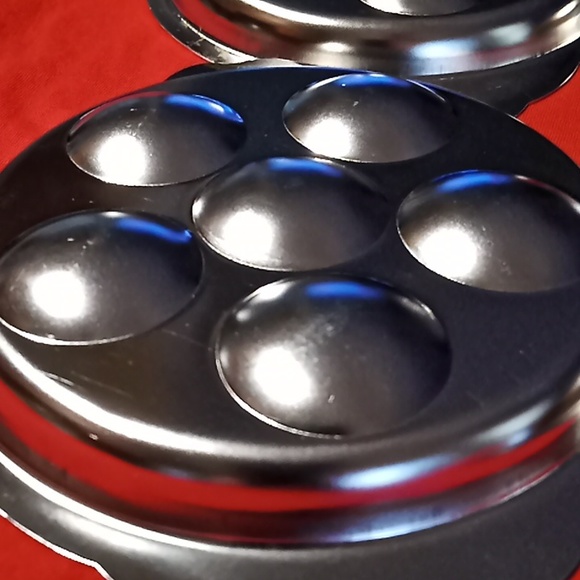 KNOBLER | Kitchen | Set Of 4 Escargot Dish Snail Plate 6hole 88 ...